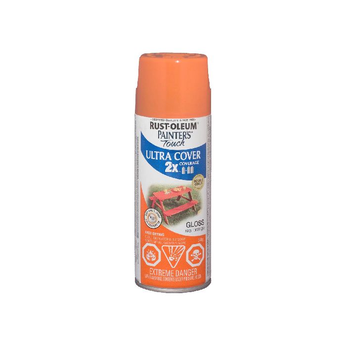 SPRAY PAINT I/E ORANGE 340G GL PAINTERS TOUCH